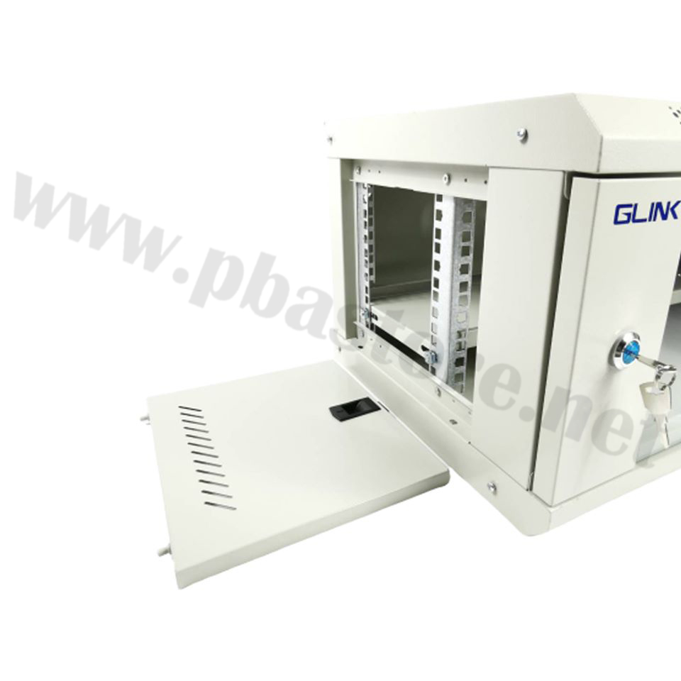 ตู้RACK GLINK NC6U ลึก40 CM เหล็กหนา 1.0mm สีขาว สามารถยึดตู้ติดกับผนัง ...