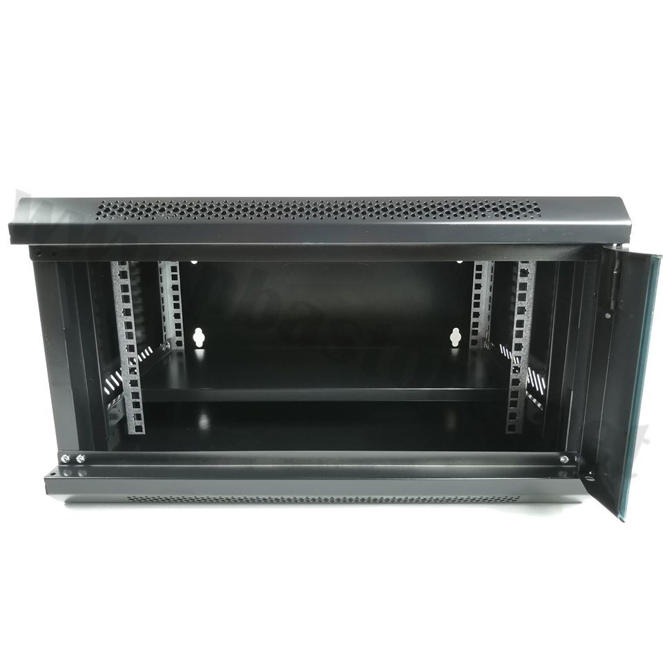 ตู้RACK GLINK NC6U ลึก40 CM เหล็กหนา 1.0mm สีดำ สามารถยึดตู้ติดกับผนัง ...