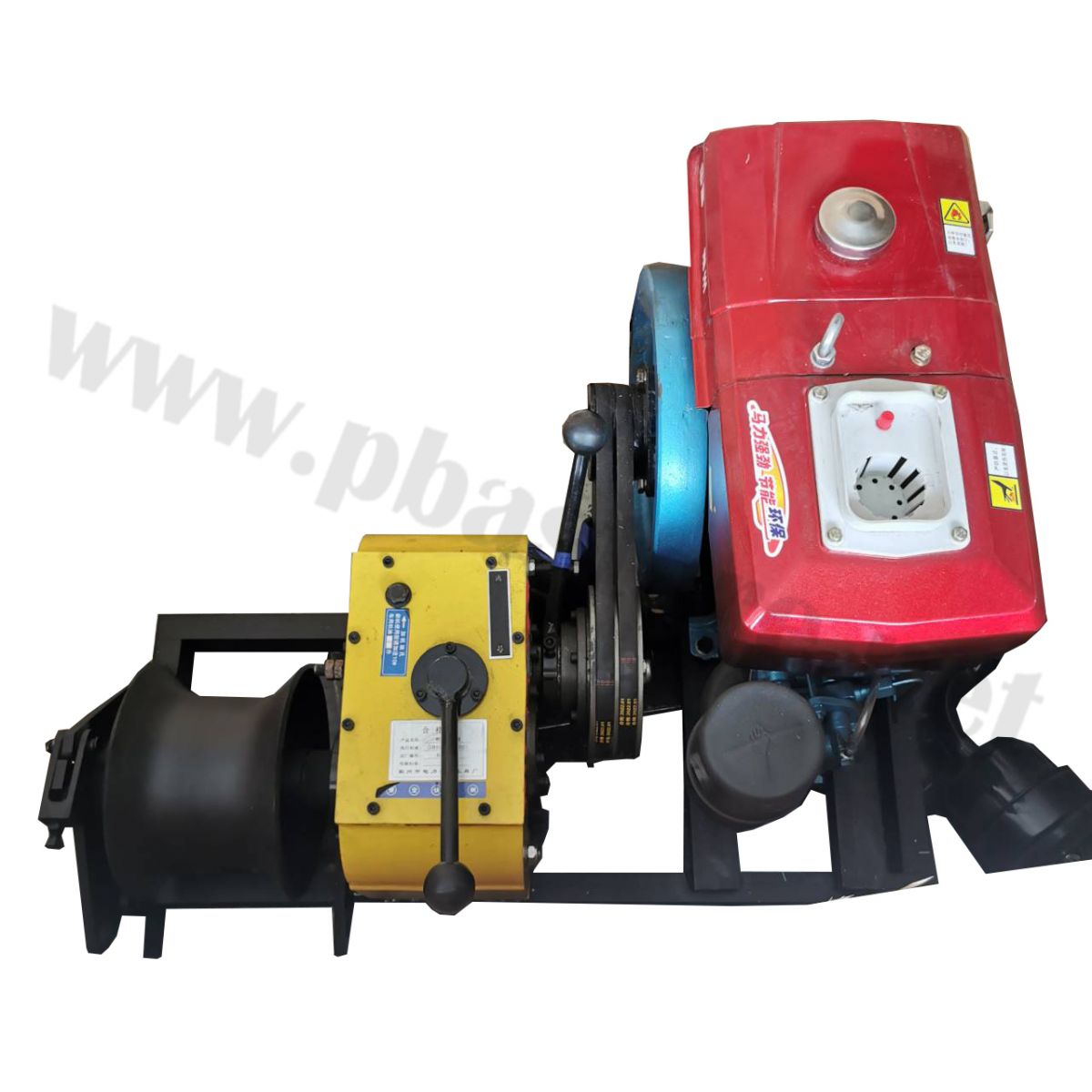 เครื่องดึงสายไฟแบบวงล้อดึงสายเคเบิ้ล ขนาด 5ตัน 50KN (ดีเซล) รุ่น BC-05 ...