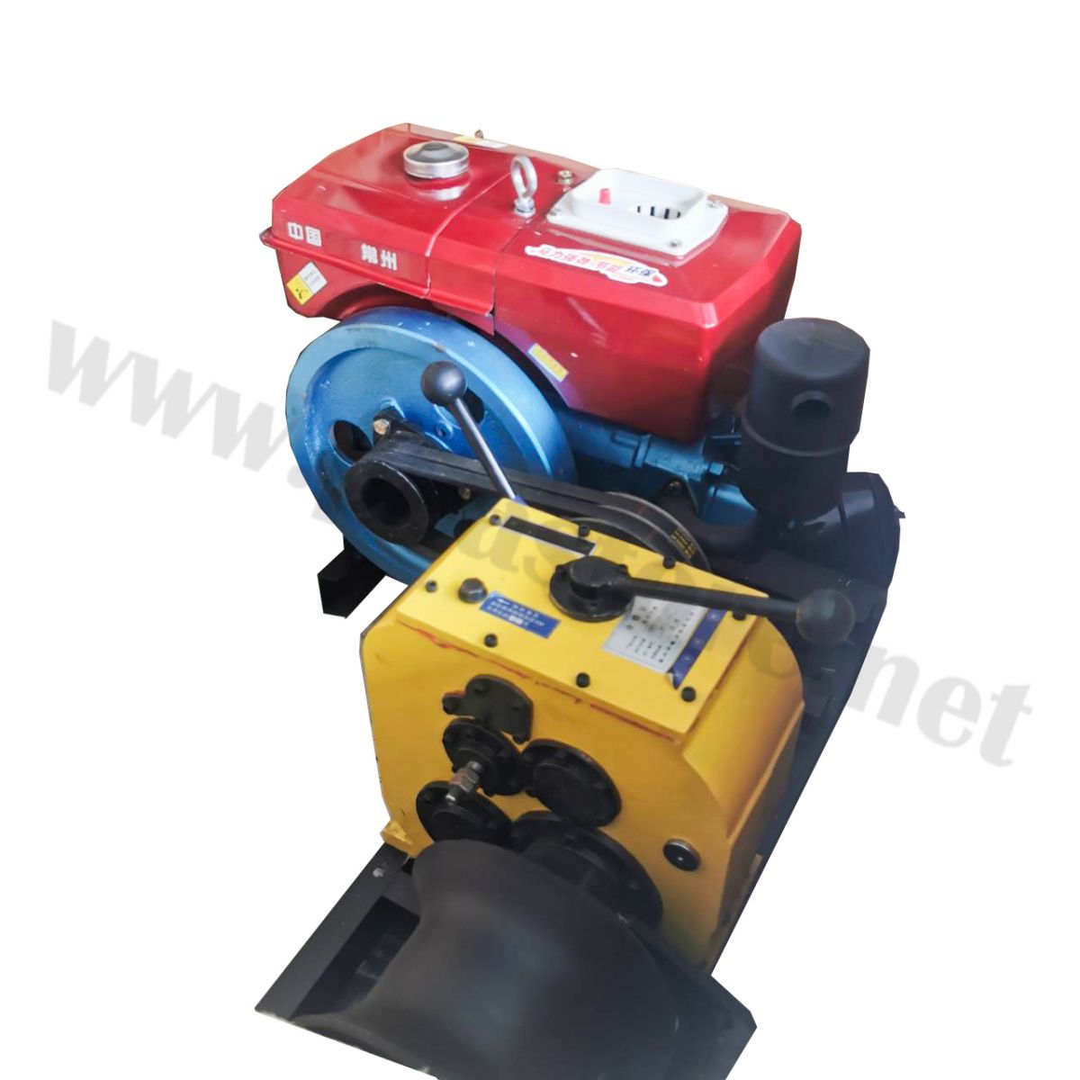 เครื่องดึงสายไฟแบบวงล้อดึงสายเคเบิ้ล ขนาด 5ตัน 50KN (ดีเซล) รุ่น BC-05 ...