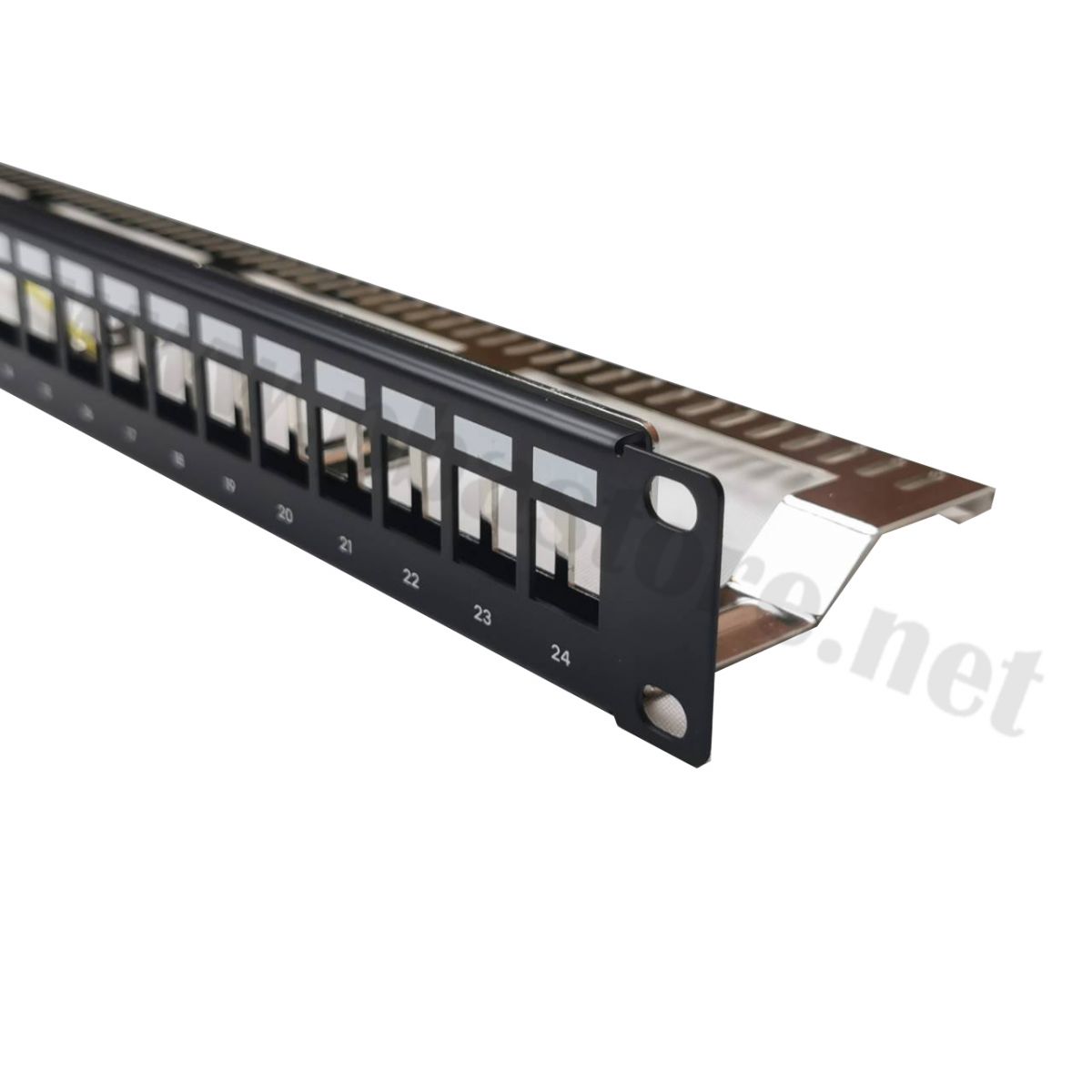 PATCH PANEL MODULAR TYPE 24PORT CAT6a/CAT7 with ground 1U อุปกรณ์สำหรับ ...
