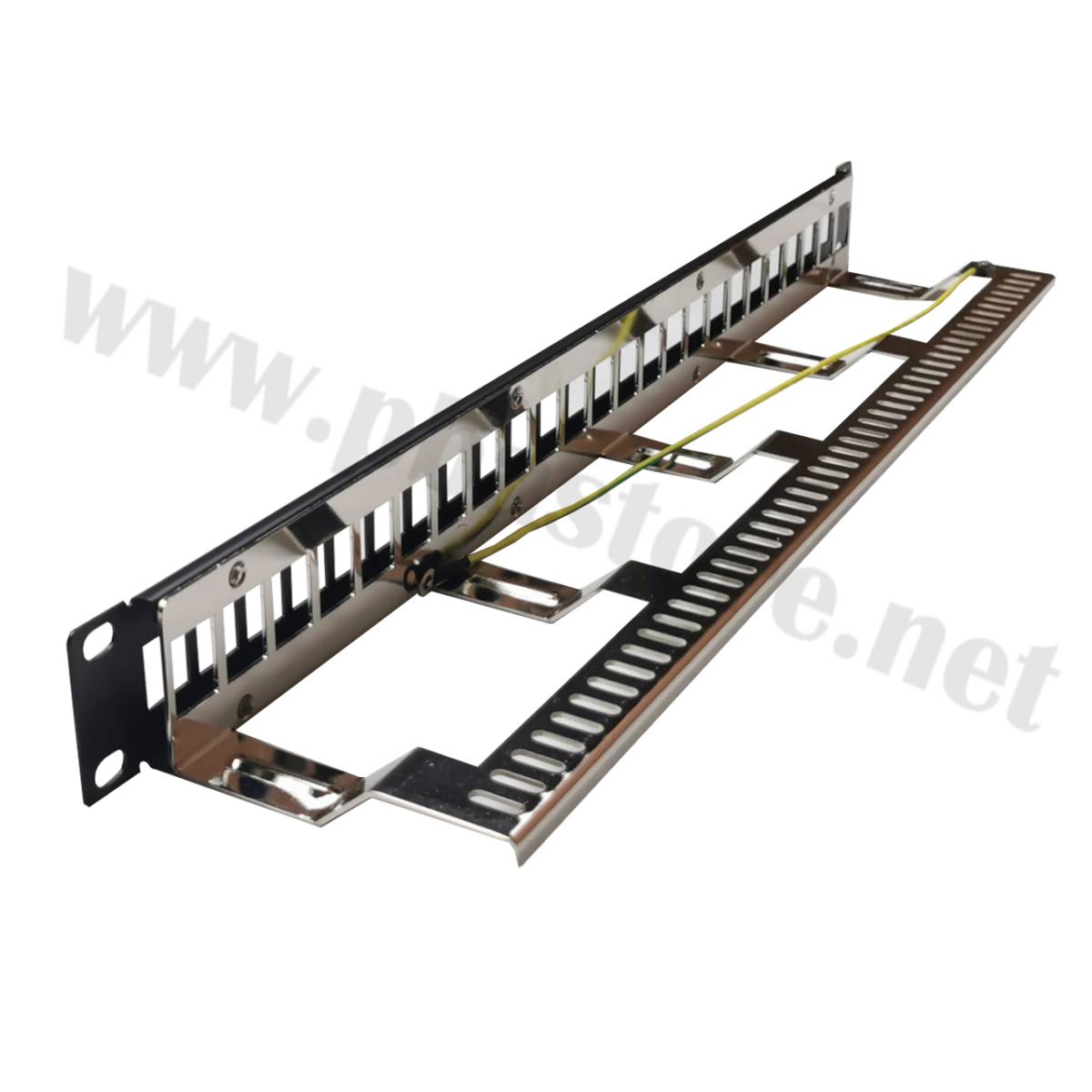 PATCH PANEL MODULAR TYPE 24PORT CAT6a/CAT7 with ground 1U อุปกรณ์สำหรับ ...