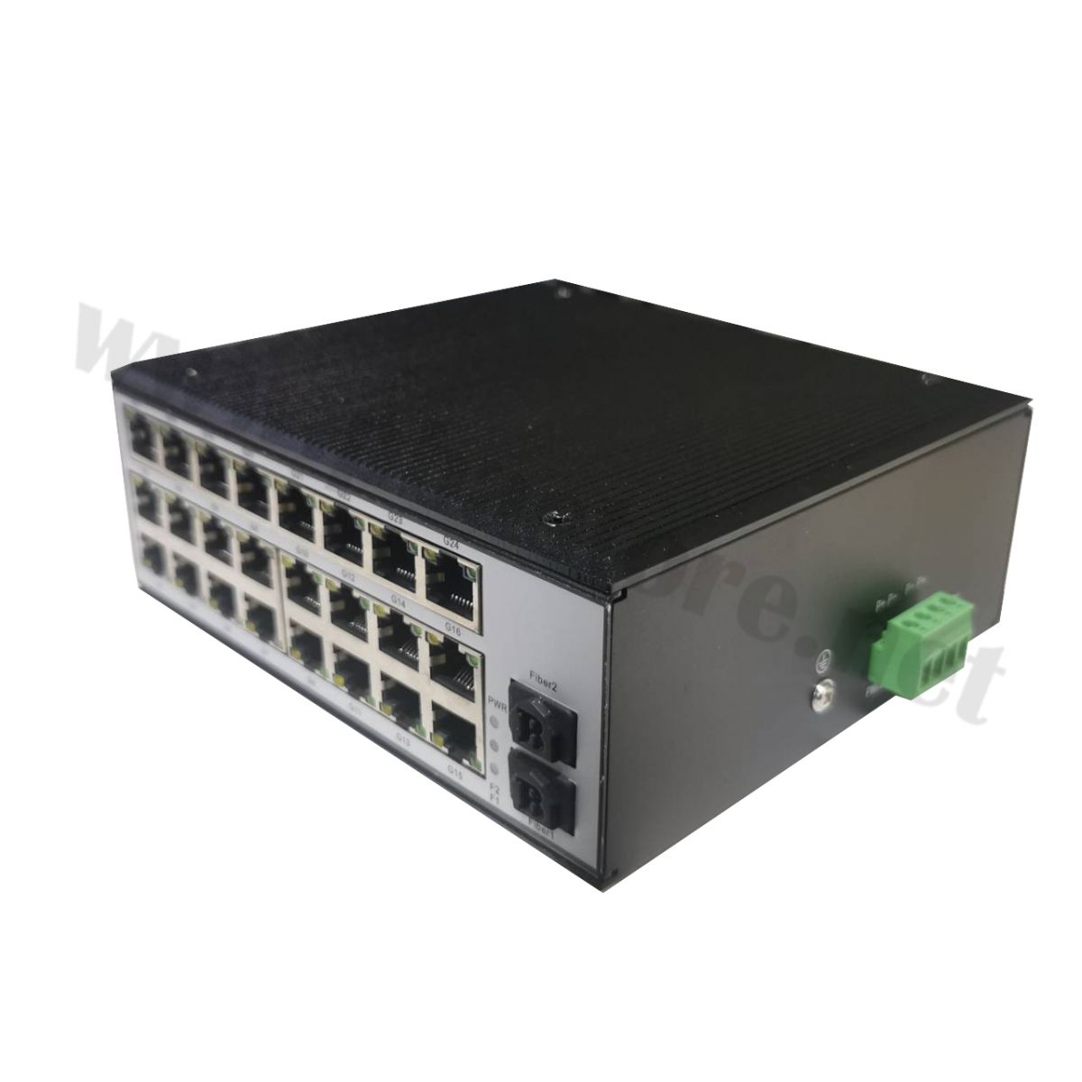 GIGABIT INDUSTRIAL SWITCH HUB 24 LAN RJ45 + 2SFP 10/100/1000M สำหรับใช้ ...