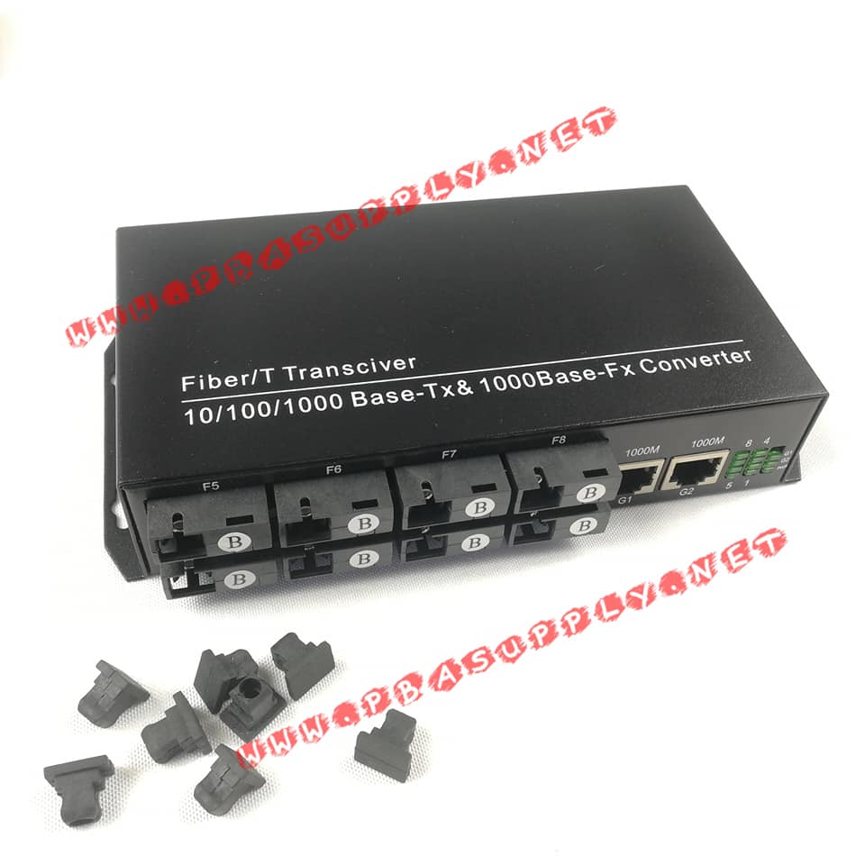 FIBER Splitter 24 Ch GIGABIT Port SC 10/100/1000 ขนาด 19 นิ้ว+2 LAN GIGABIT