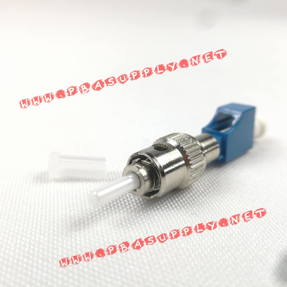 หัวต่อตรง LCเมีย / STผู้ ADAPTER CONNECTOR FIBER OPTIC แปลง LC เป็น ST