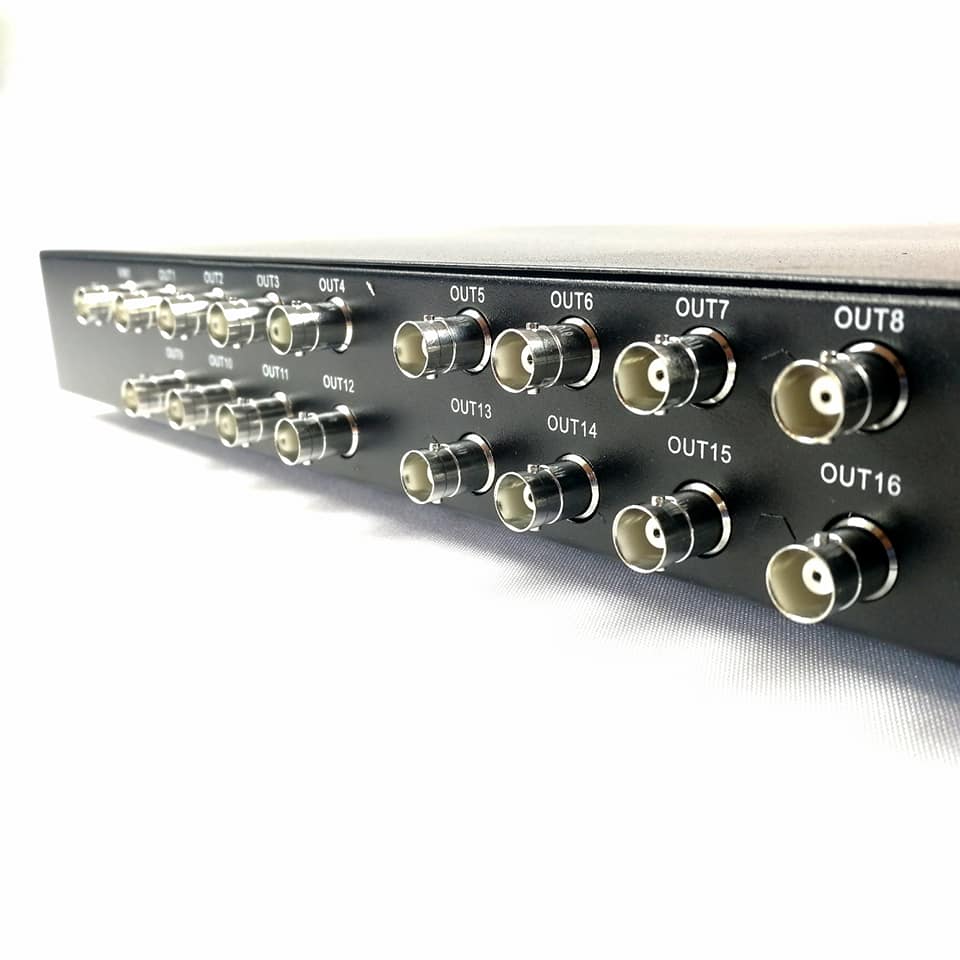 เครื่องขยายสัญญาณภาพ Video Distributor สำหรับกล้องCCTV 4ระบบ 2MP FULL ...