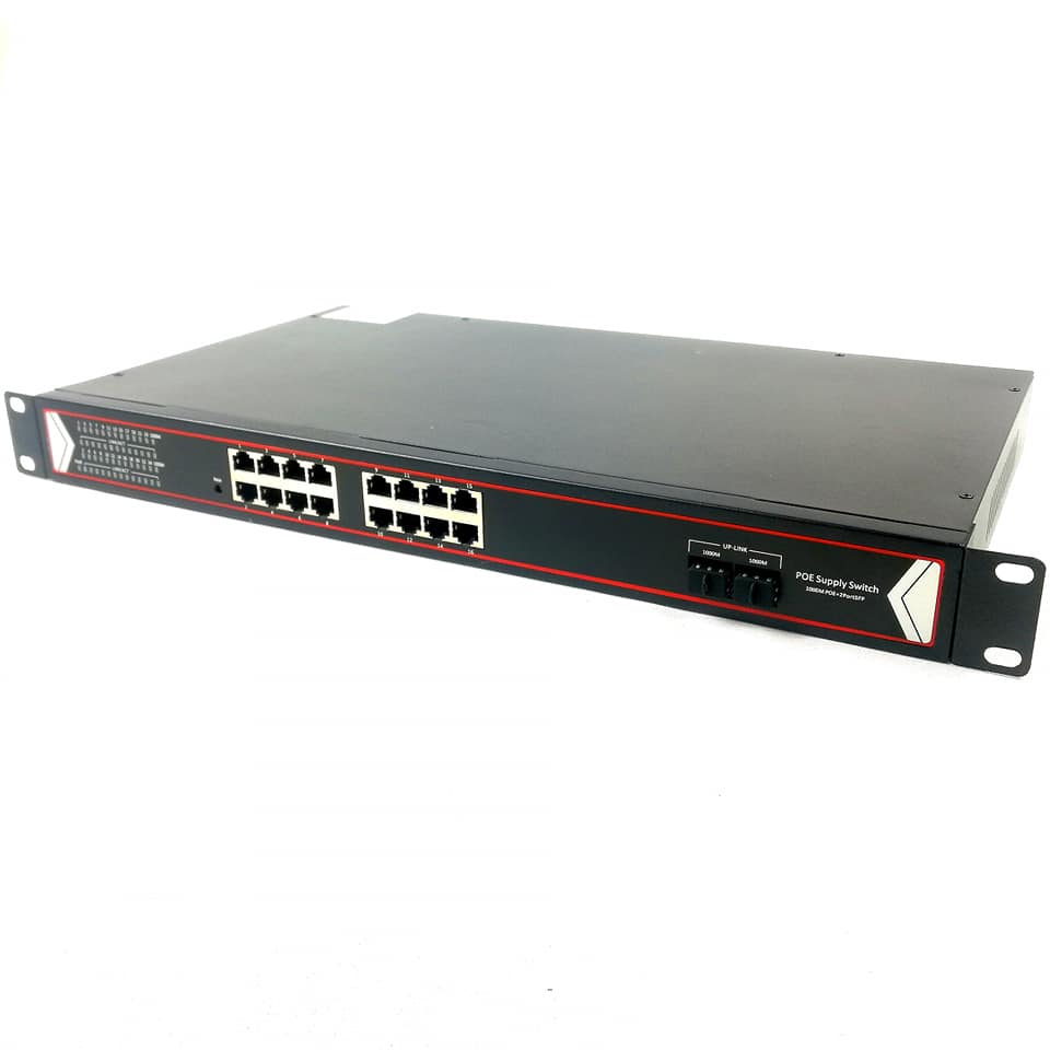 POE SFP switch 16ch 10/100/1000 (2SFP)