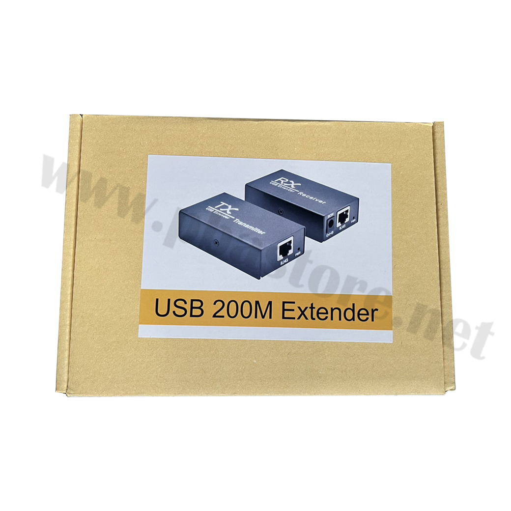 USB 2.0 EXTENDER 4 Port 120-200M TX/RX ใช้สำหรับขยายสัญญาณ USB ระยะไกล ...