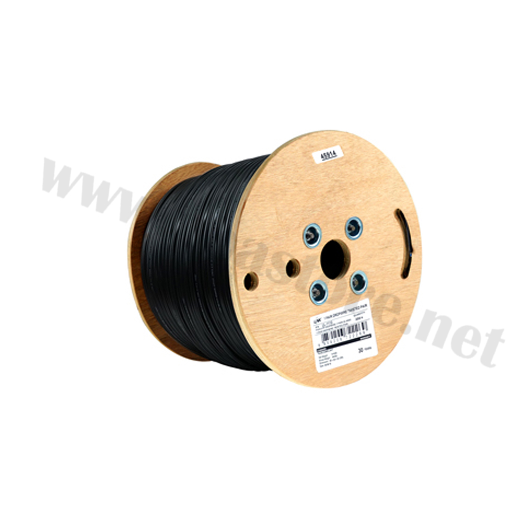 สายโทรศัพท์ Fig8 UTP 0.50 mm (24 AWG) 1 Pair Cable 200 M./ROLLR ...